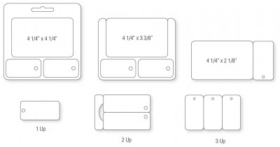 Plastic Card & Key Tag Combo | Plastic Card ID