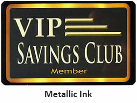 Metallic-Ink | Plastic Card ID