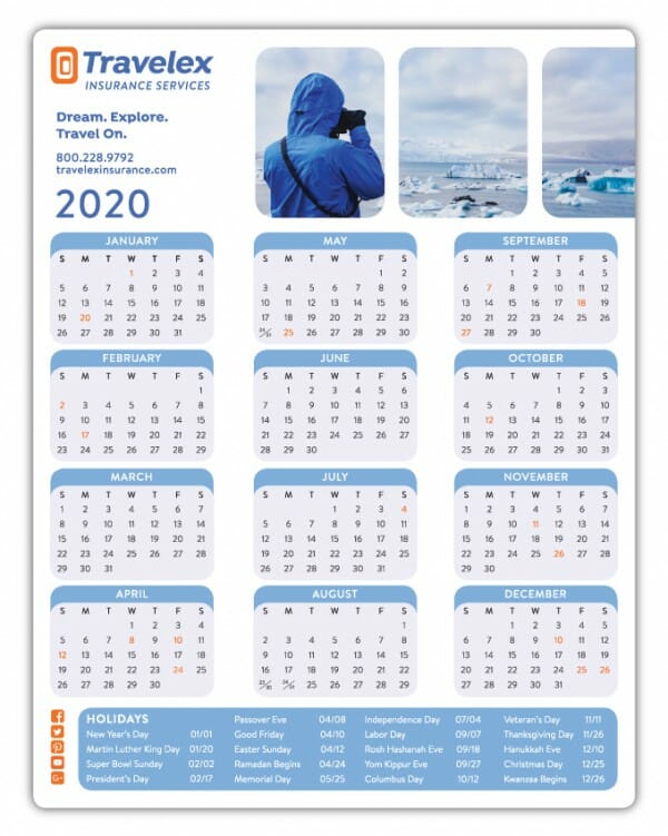 Custom Calendars | Plastic Card ID